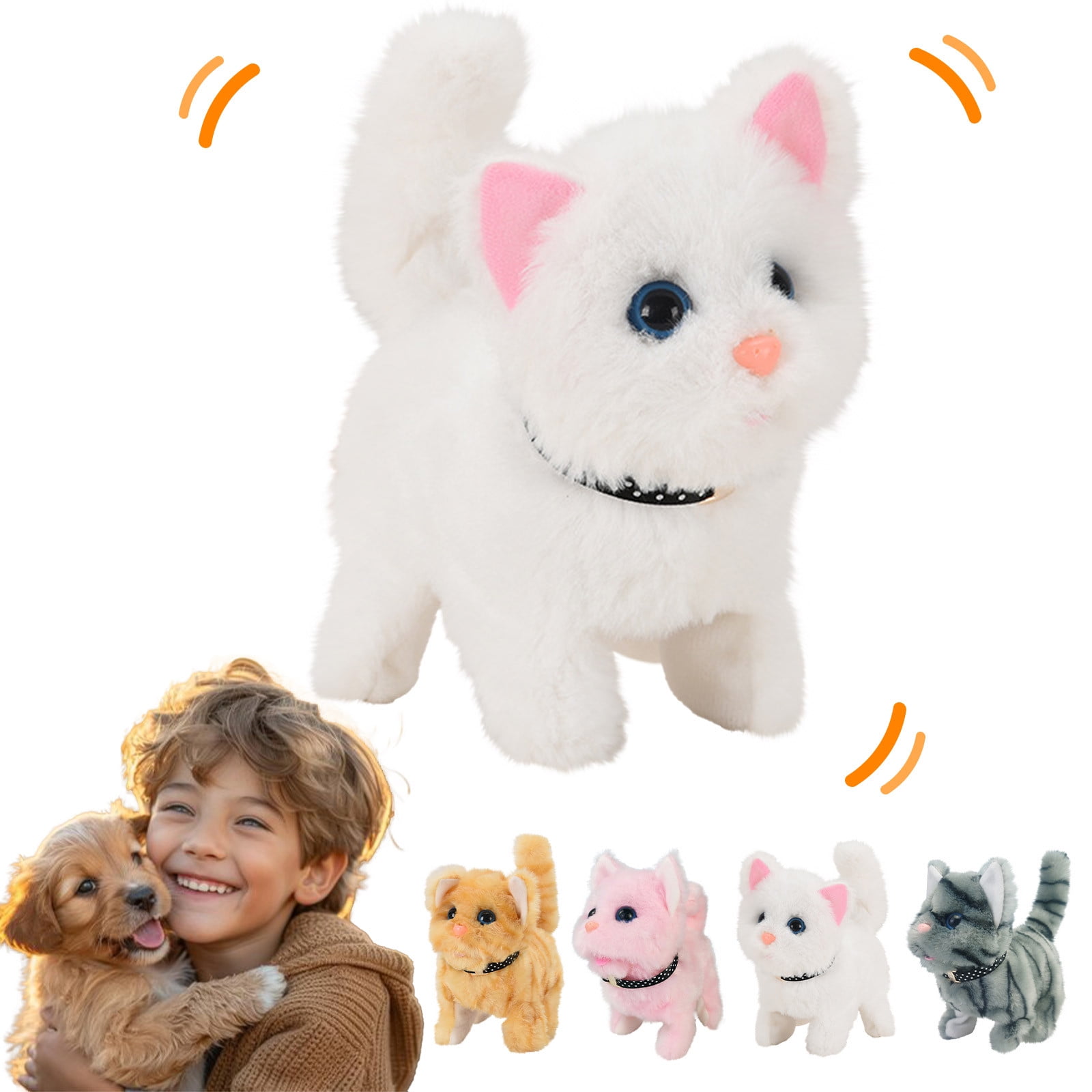 Interactive Robotic Companion with Realistic Walking, Barking and Tail ...