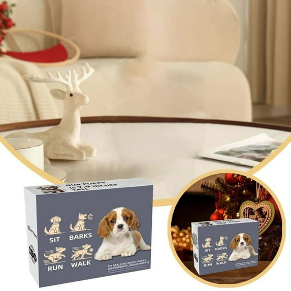 Interactive Robotic Puppy Electronic Toy with Smart Voice Control and ...