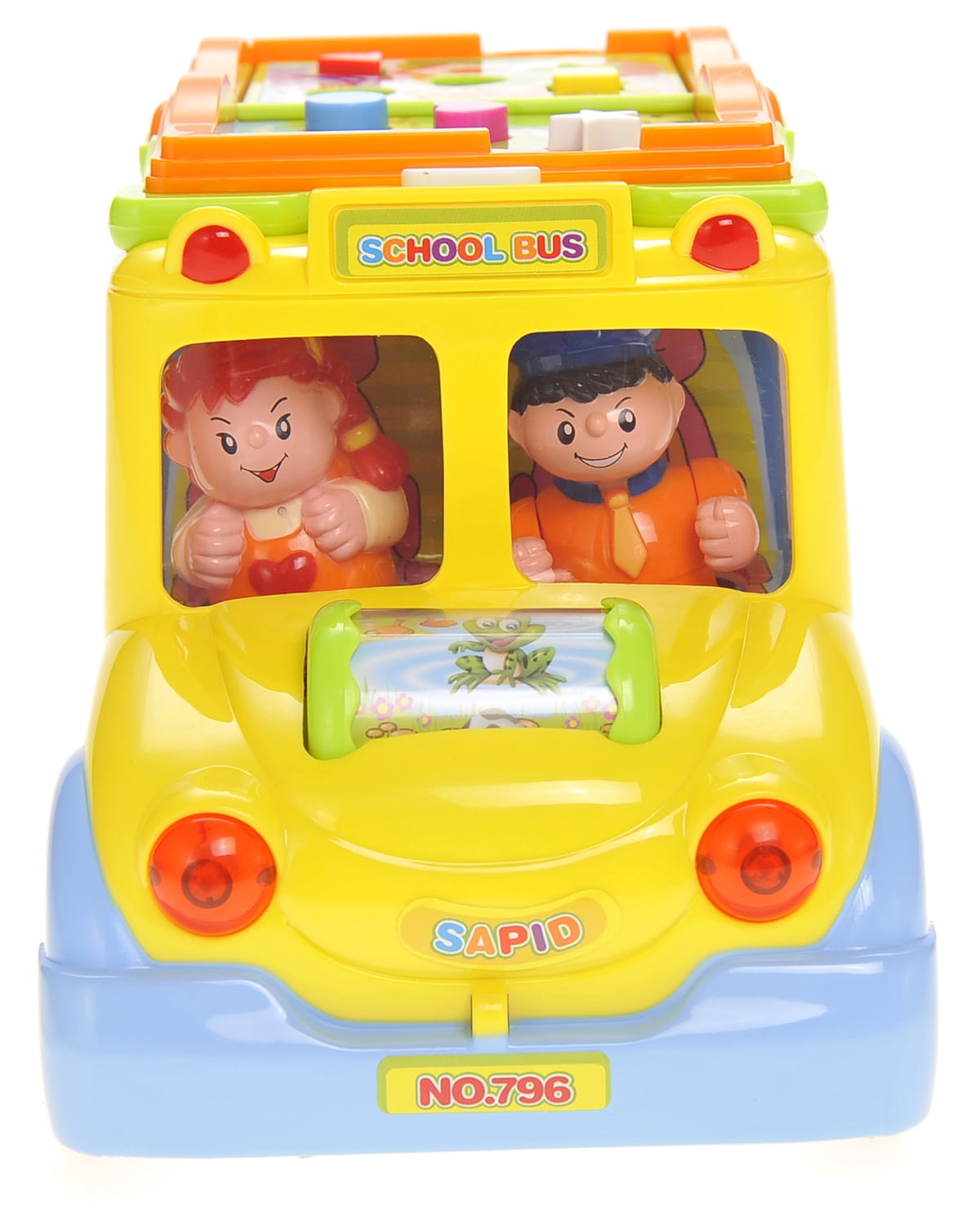 Interactive School Bus Toy With Flashing Lights & Sounds PS796 ...