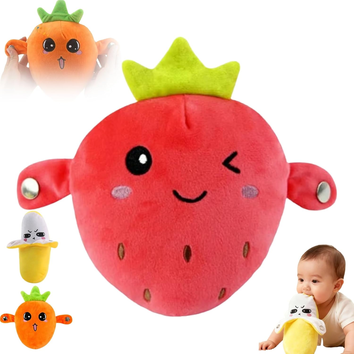 Interactive Sensor Music Doll, Montessori Touch-Sensitive Plush Toy ...