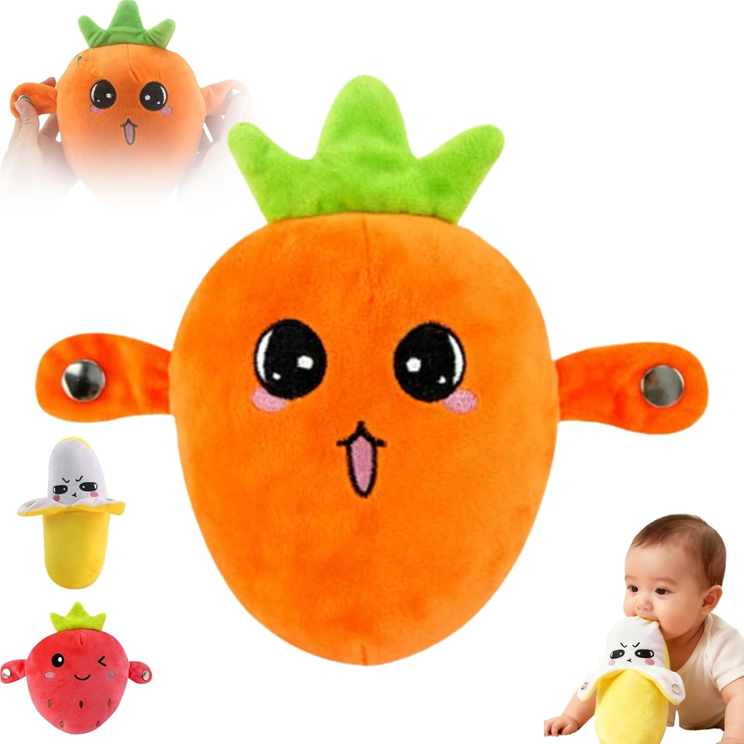 Interactive Sensor Music Doll, Montessori Touch-Sensitive Plush Toy ...