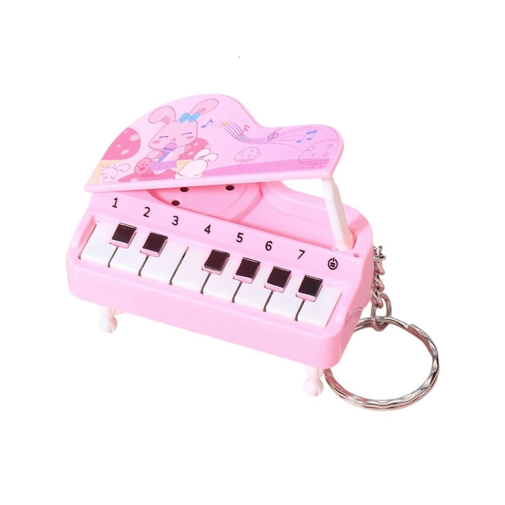 Interactive Small Piano Keychain Toy Keyboard Portable Music Gift For ...