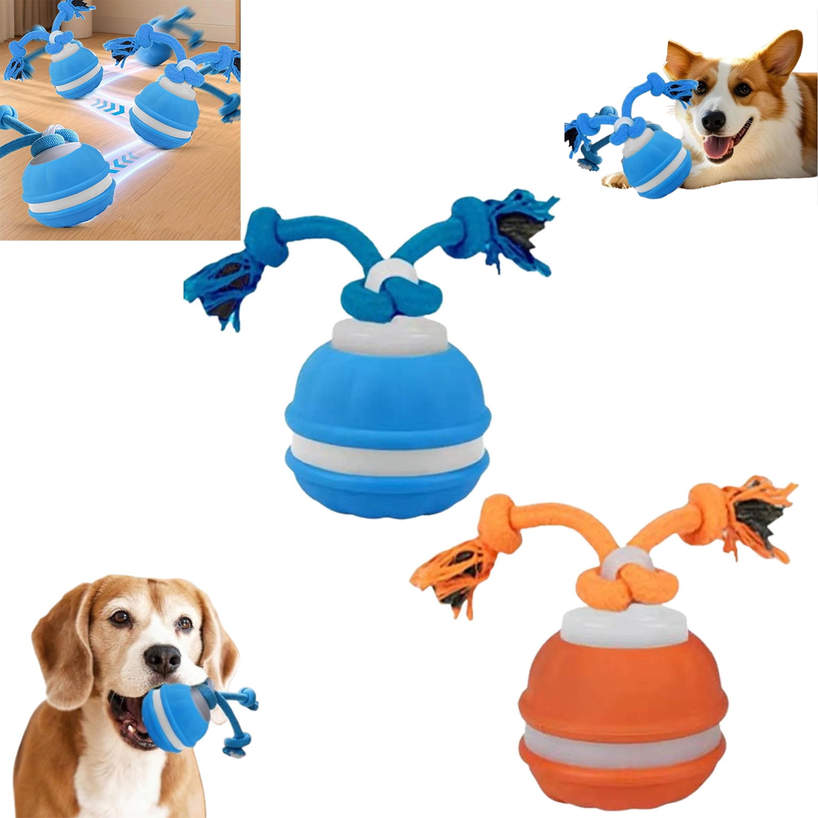 Interactive Smart Rolling Pet Ball, 2026 New Interactive Dog Toys ...