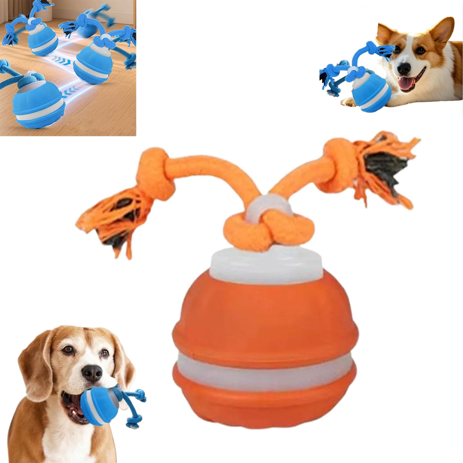 Interactive Smart Rolling Pet Ball, 2026 New Interactive Dog Toys ...