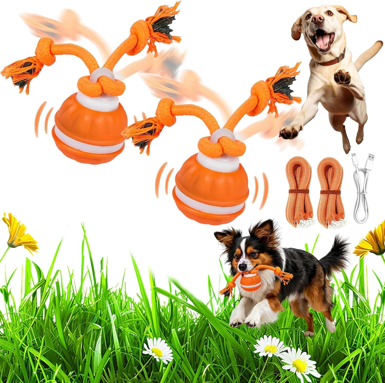 Interactive Smart Rolling Pet Ball, 2026 New Interactive Dog Toys ...