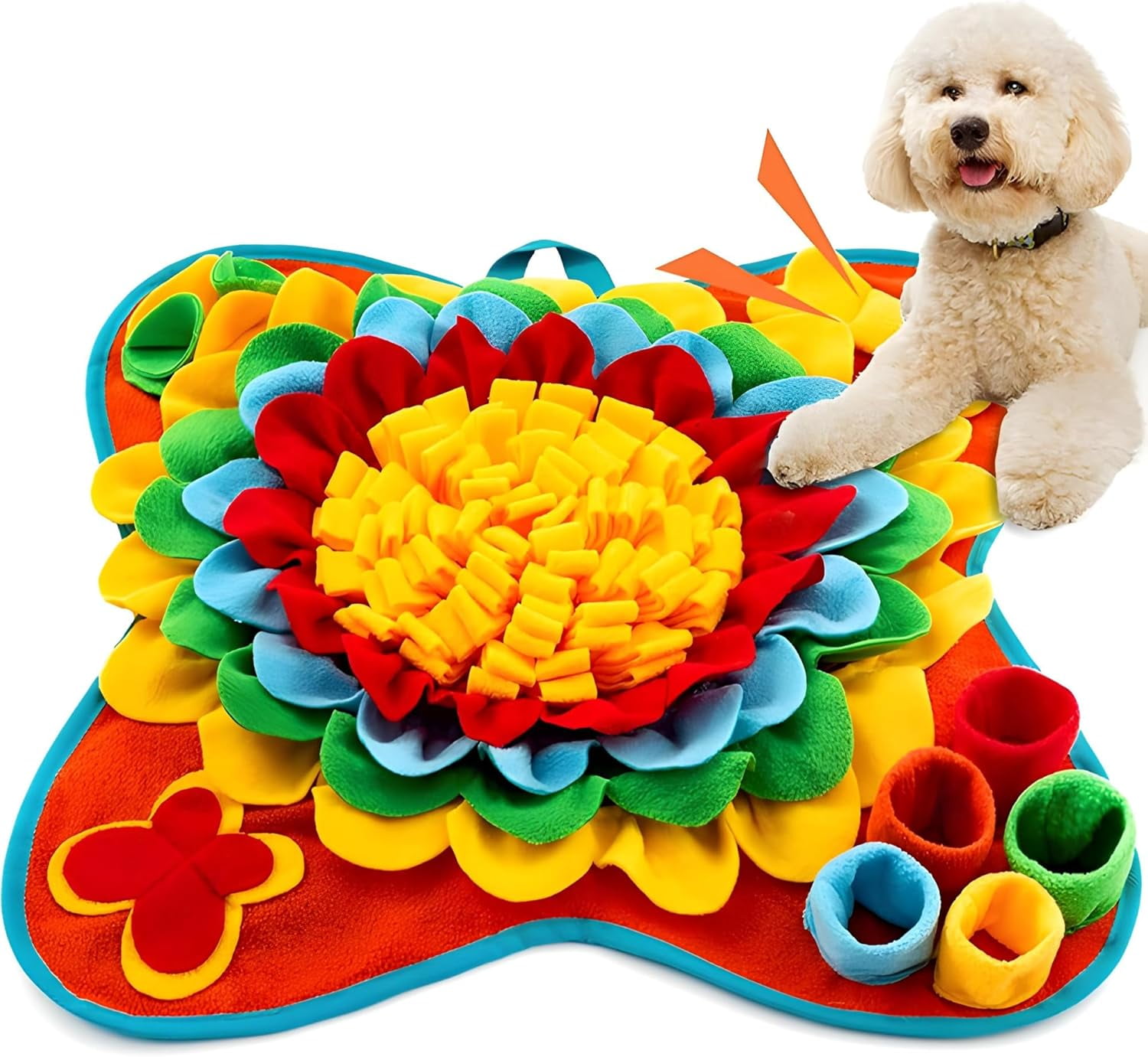 Interactive Snuffle Mat for Dogs - Slow Feeding, Anxiety Relief, Mental ...