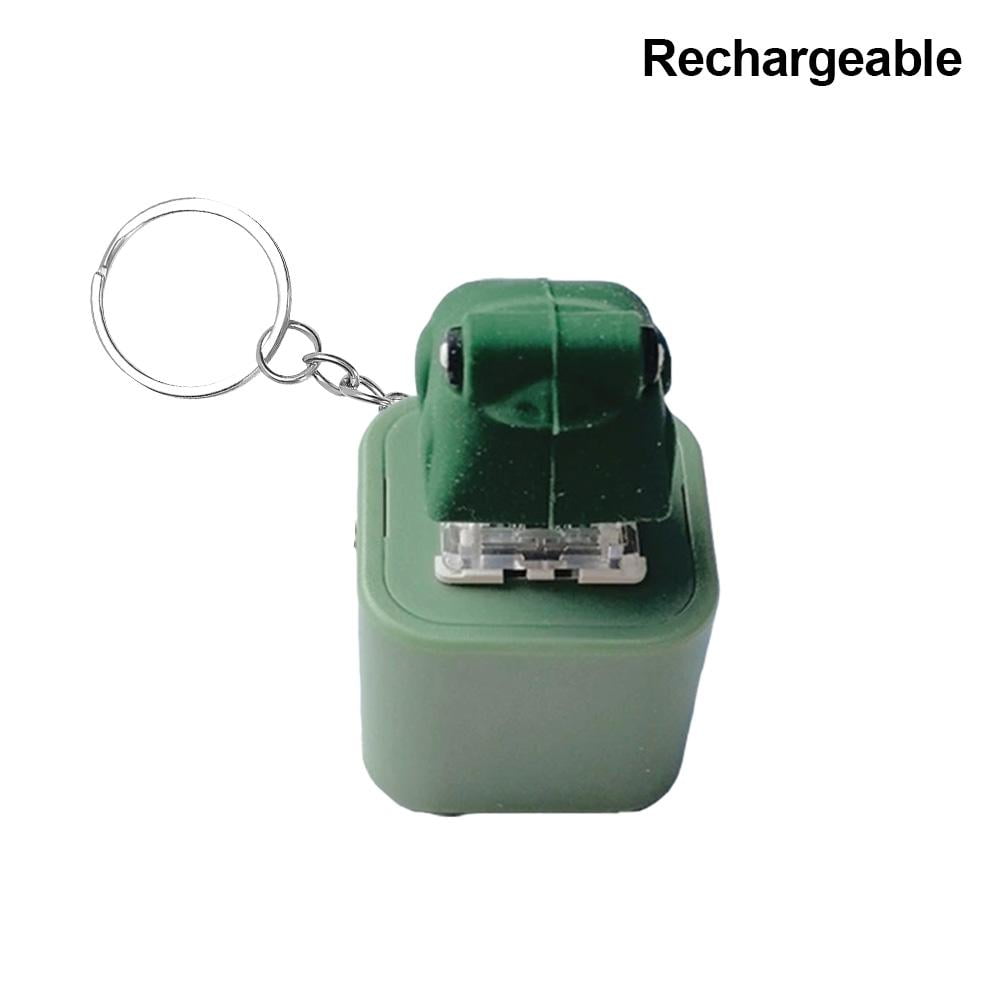 Interactive Sound & LED Clicker Keychain, Rechargeable USB-C Sensory ...