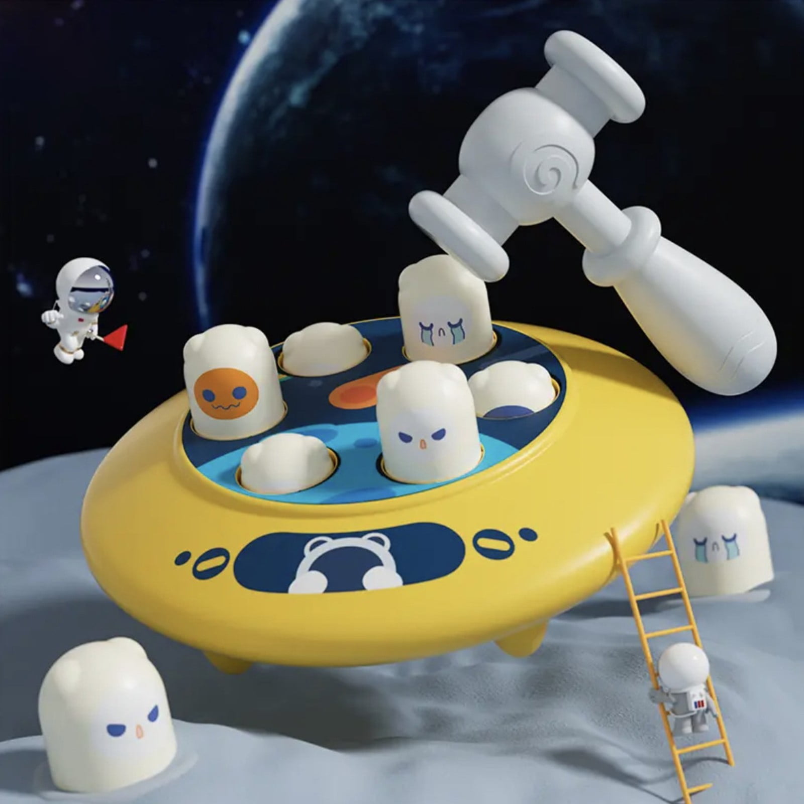 Interactive Space Saucer Percussion Game Machine | Hand-Eye ...