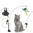 Interactive Suction Cup Feather Teaser Toy – Dual-Head Cat Wand with ...