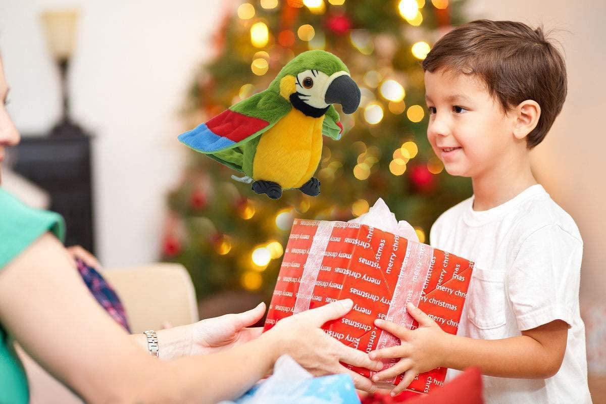 Interactive Talking Parrot Plush Toy - Fun Gift for Kids and Children ...