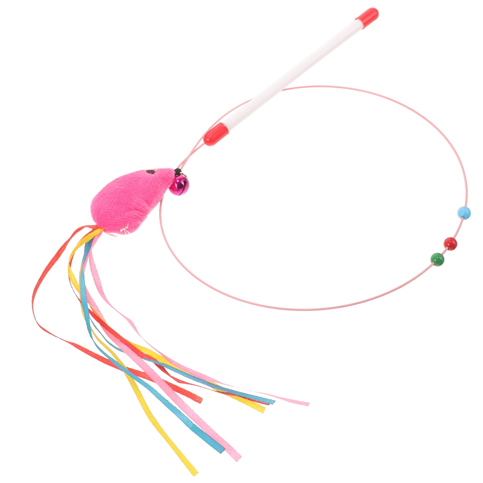 Interactive Teasers Fish Wire Strong Cat Toy Wand - Walmart.com