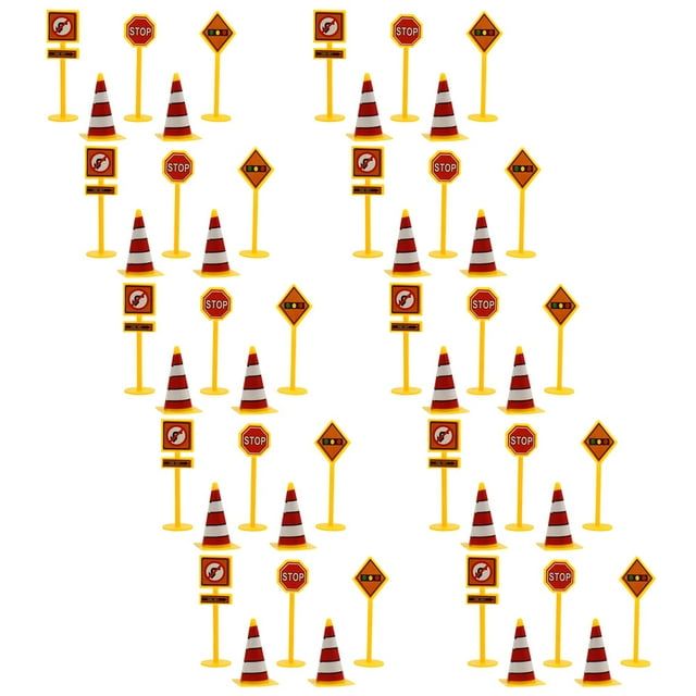 Interactive Toys Sign Decoration Road Signs Prop Game Traffic Decorate ...