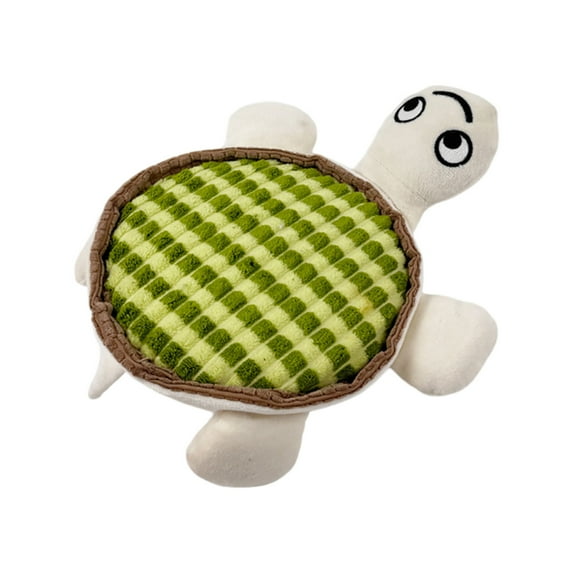 Interactive Turtle Dog Toy with Squeaker and Crinkle Sounds for ...