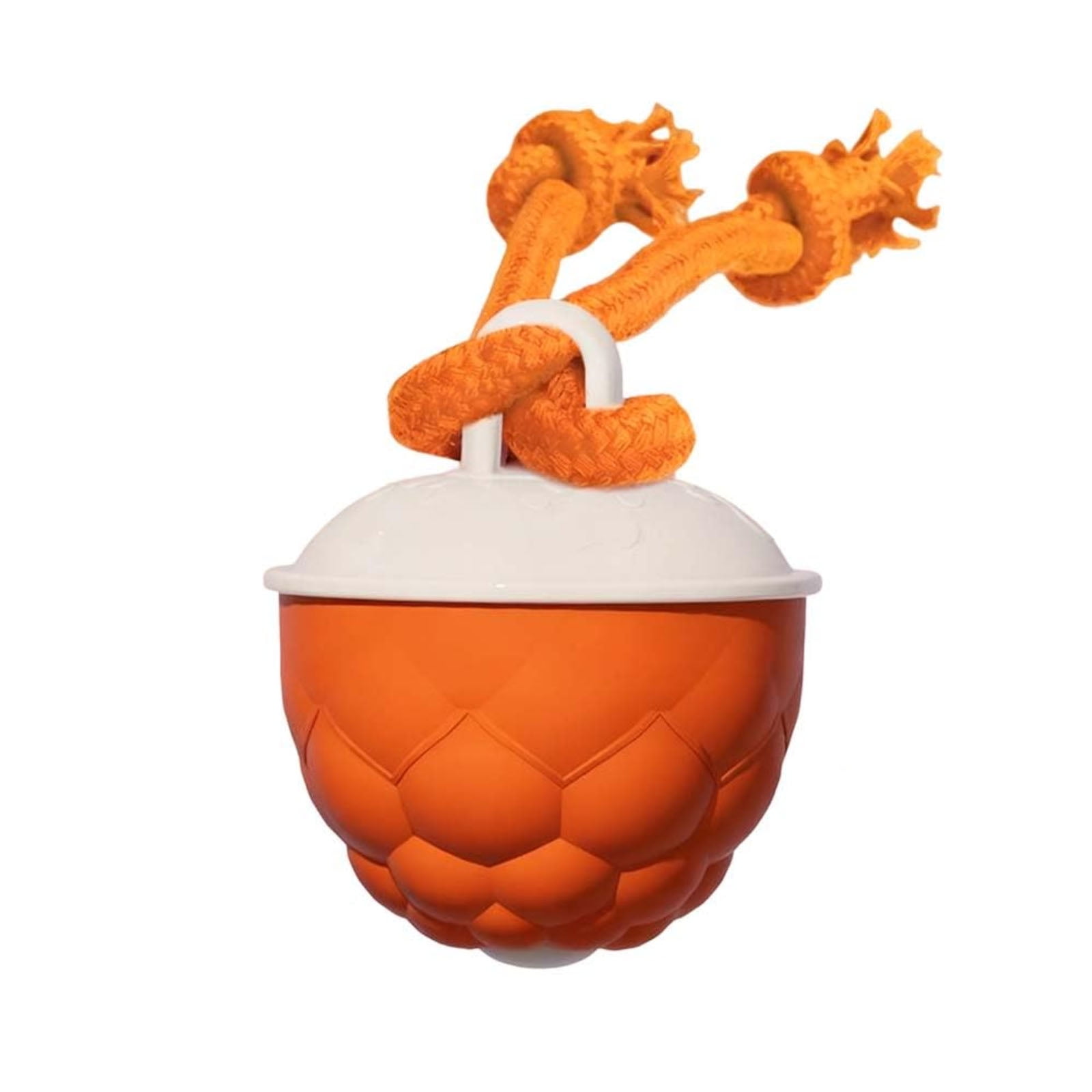 Interactive Usb Rechargeable Jumping Dog Ball Toy With Rope Tug Handle ...