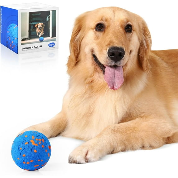 Interactive ,Vibrating Ball, for Medium and Large Dogs,-Proof Shell ...