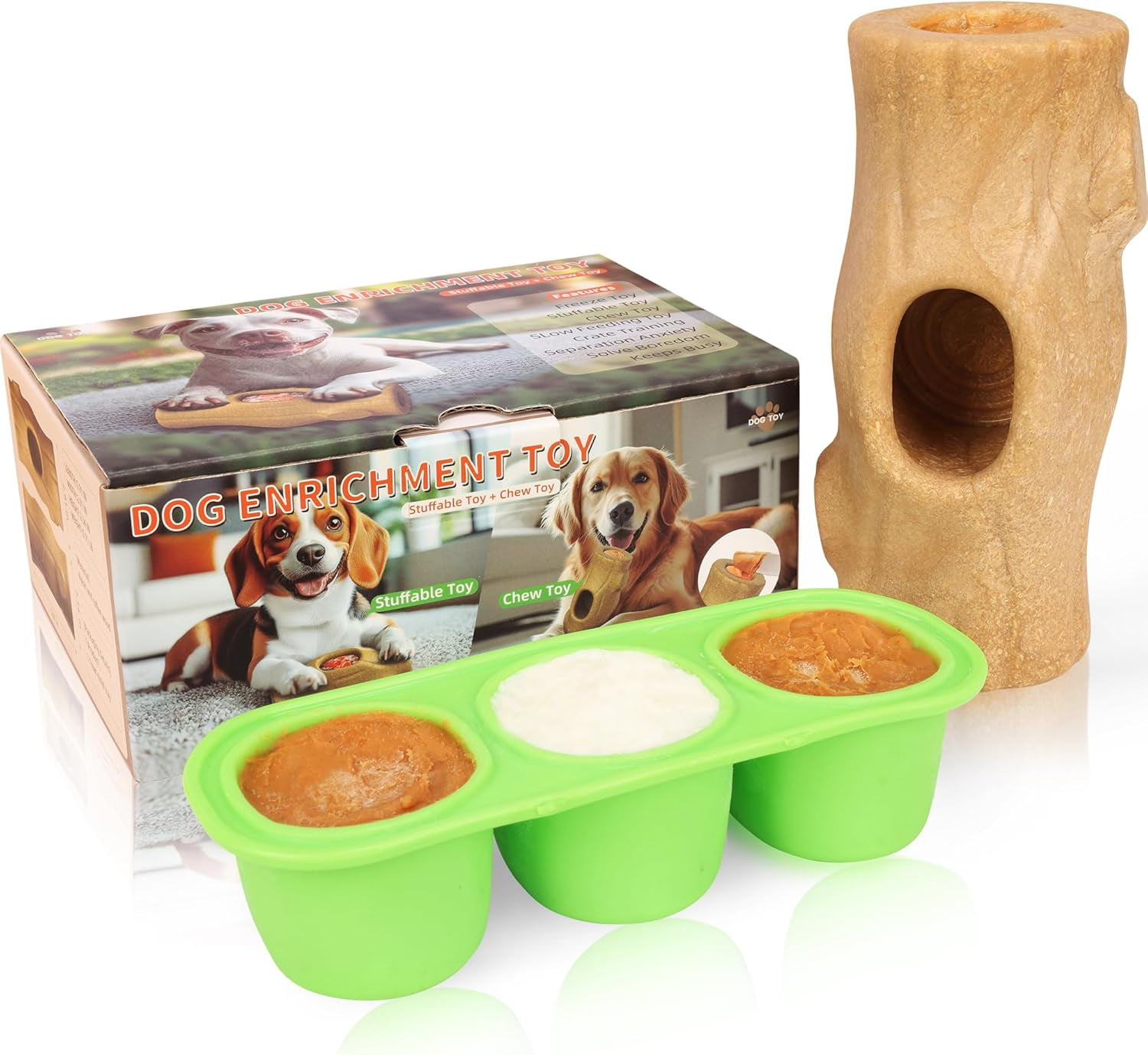 Interactive for Aggressive Chewers,Indestructible Dogs for Large/Medium ...