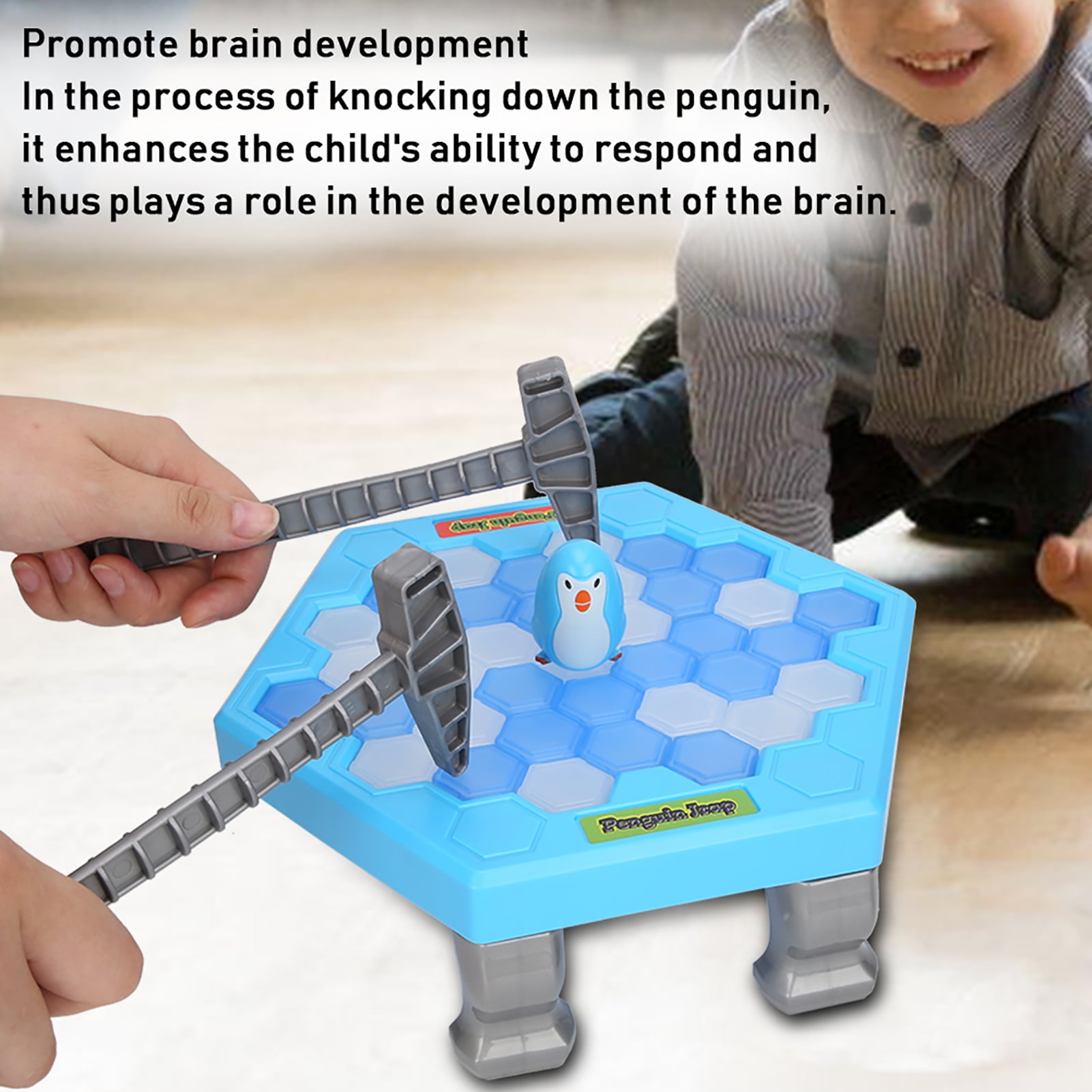 Interactive Game, Family Fun Ice Block Challenge With Hammer Turntable ...