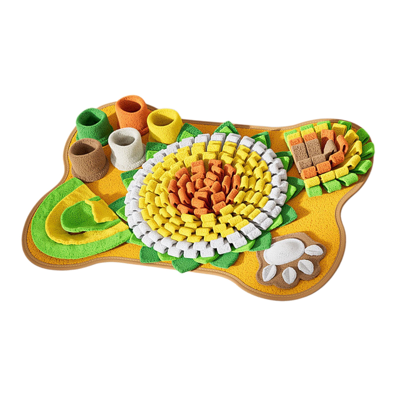 Interactively Dog Sniffing Mat Foldable Dog Enrichment Mat for Mental ...