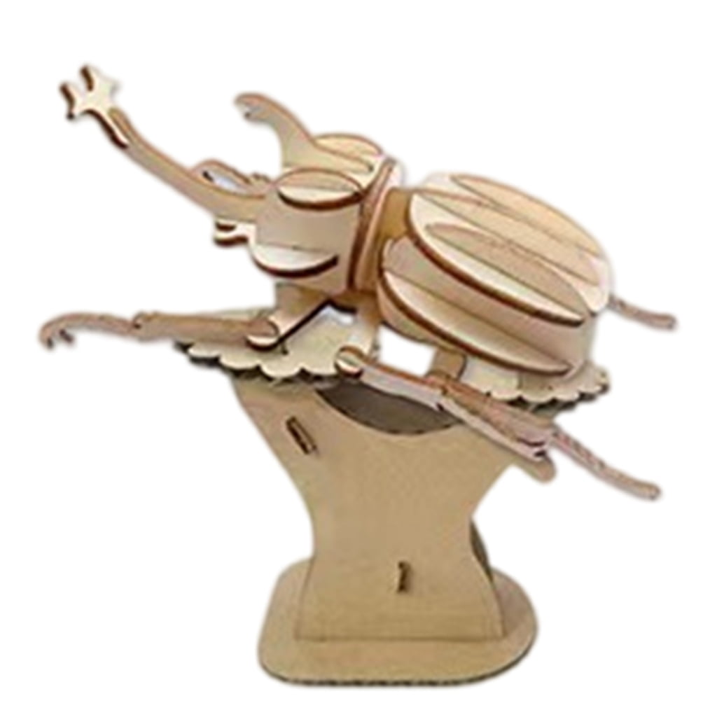 Intercative Wood Puzzle Kits Insect Building Set For Children And ...