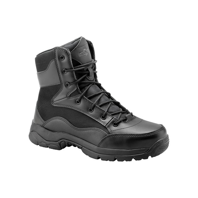 Interceptor Men's Force 6" Steel Toe Tactical Boots - Walmart.com