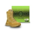 Interceptor Men's Frontier Tactical Work Boots, Coyote Brown - Walmart ...