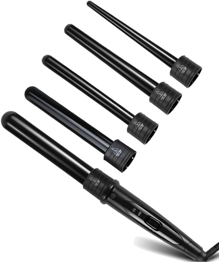 "Interchangeable Curling Wand Set for Versatile Styles - Professional ...