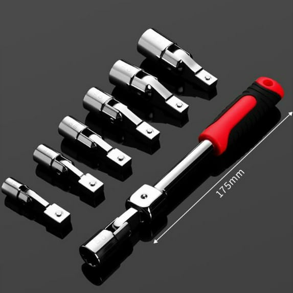 Interchangeable Head Wrench 180° Rotatable Detachable With socket head ...