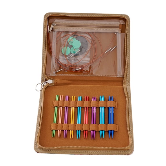 Interchangeable Knitting Needle Set 3.0mm-6.0mm Aluminum Circular ...