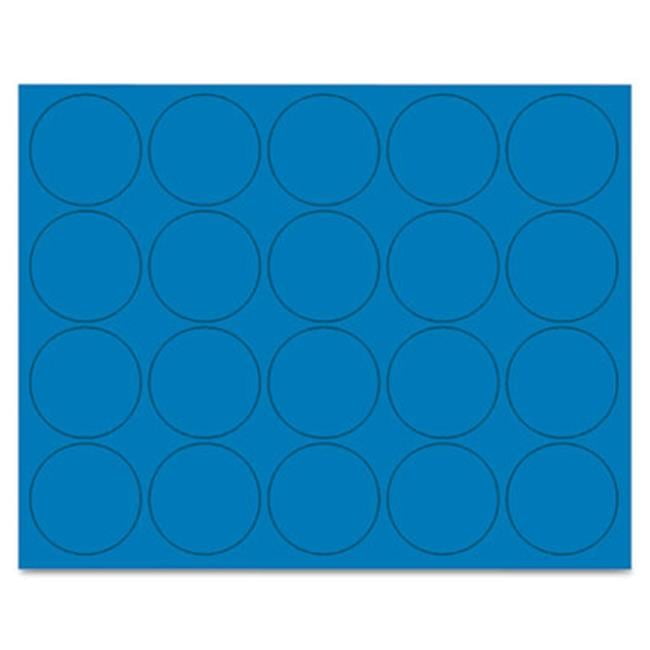 Interchangeable Magnetic Characters- Circles- Blue- .75 in. Dia.- 20 ...