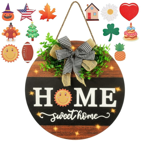 Welcome Home Sign Interchangeable O