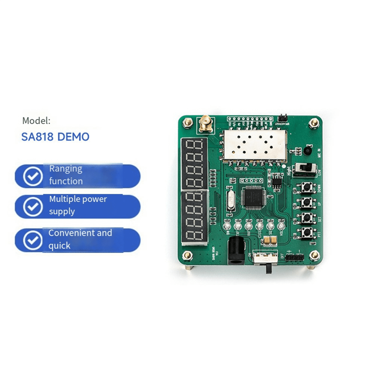 Intercom Module DEMO Board Kit UHF Walkie Talkie Module SA818S ...