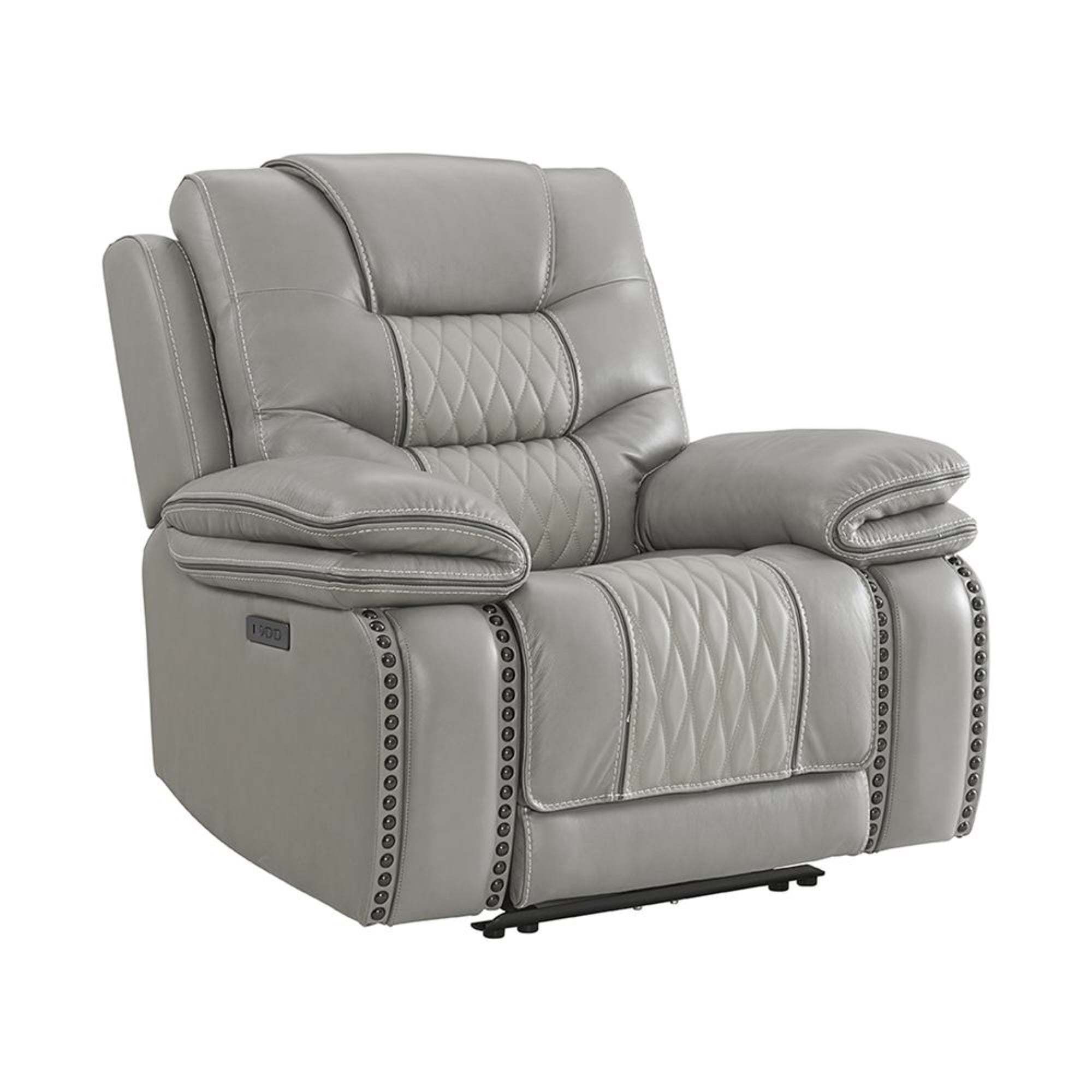 Intercon Furniture Cody Top Grain Leather Motion Chair with Dual-Power ...