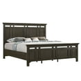 Intercon Furniture Hawthorne Bedroom Complete King Panel Bed in Charcoal - Walmart.com
