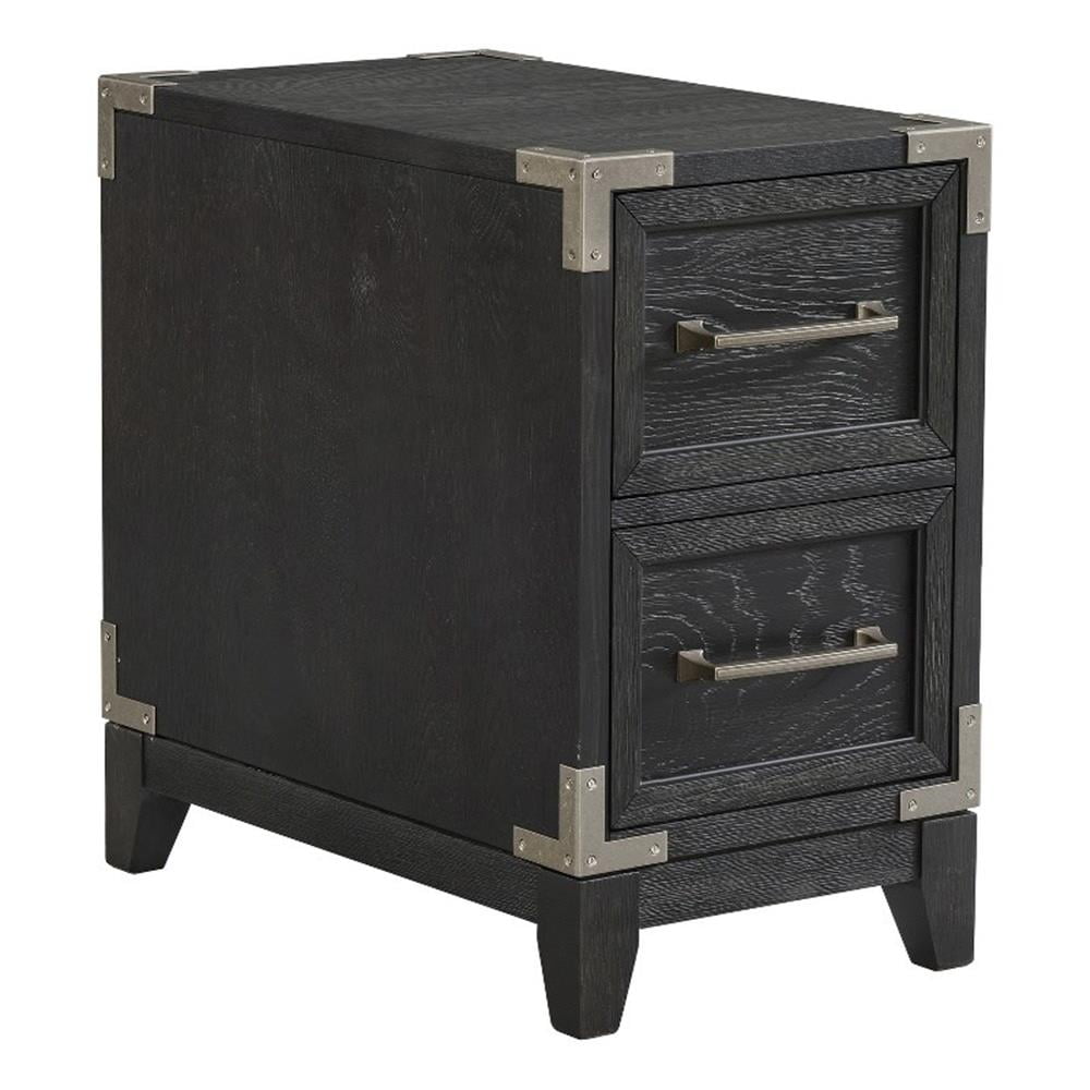 Intercon Furniture Laguna Occasionals 24x14" Wood Chairside Table in ...