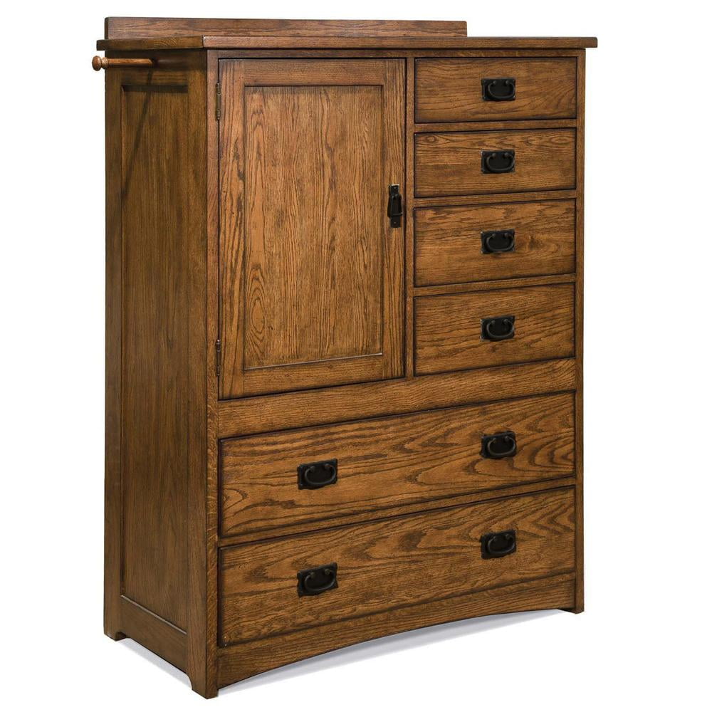 Intercon Furniture Oak Park Bedroom 6-Drawer Wood Chest with Door in ...