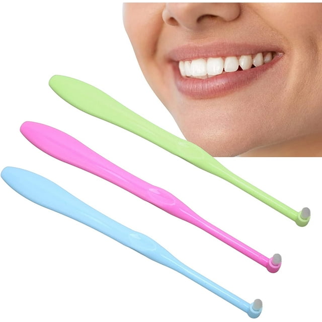 Interdental Toothbrush, Single Interspace Brush, Orthodontic Dental ...