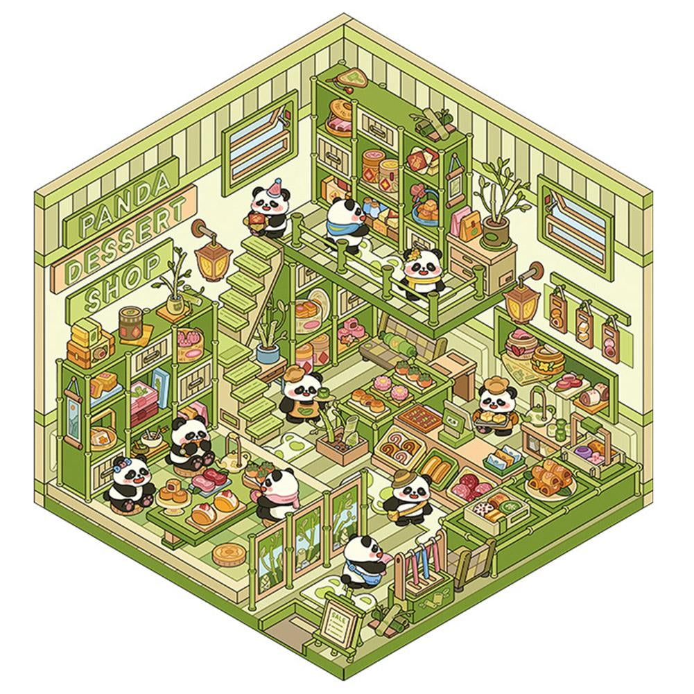 Interest Sticker 3D Cute Cartoon Pocket DIY Scene Landscaping Decor ...