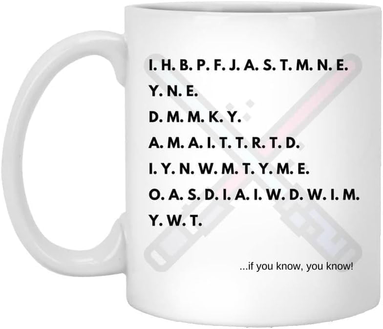 Interesting Anakin and OBI Wan Mug I Have Brought Peace Freedom and ...