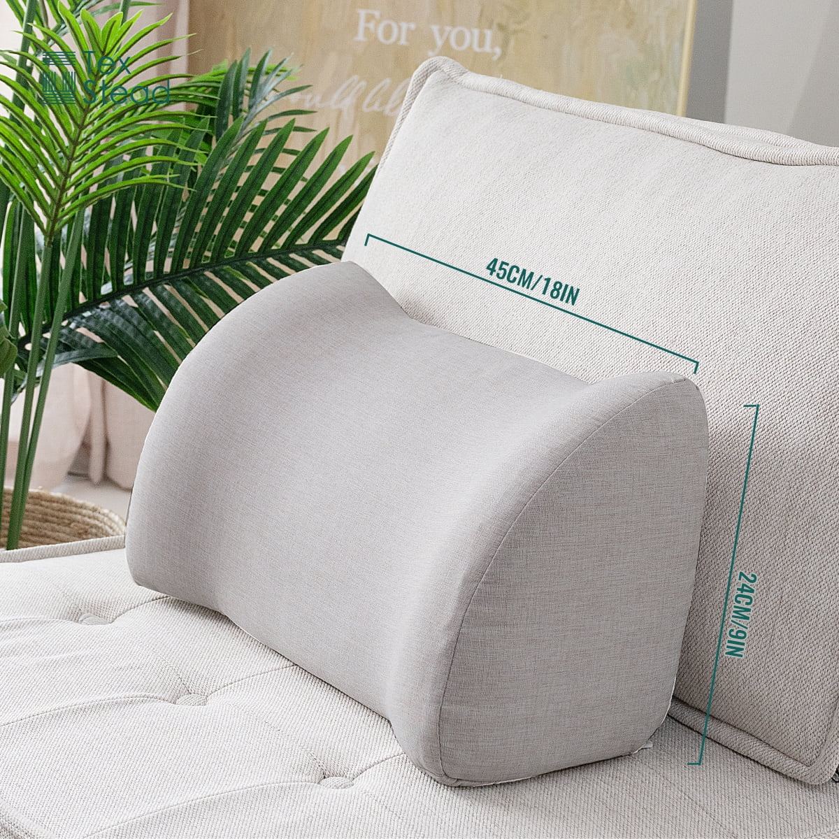 Interesting Home Lumbar Support Pillow For Office Chair and Car Seat ...
