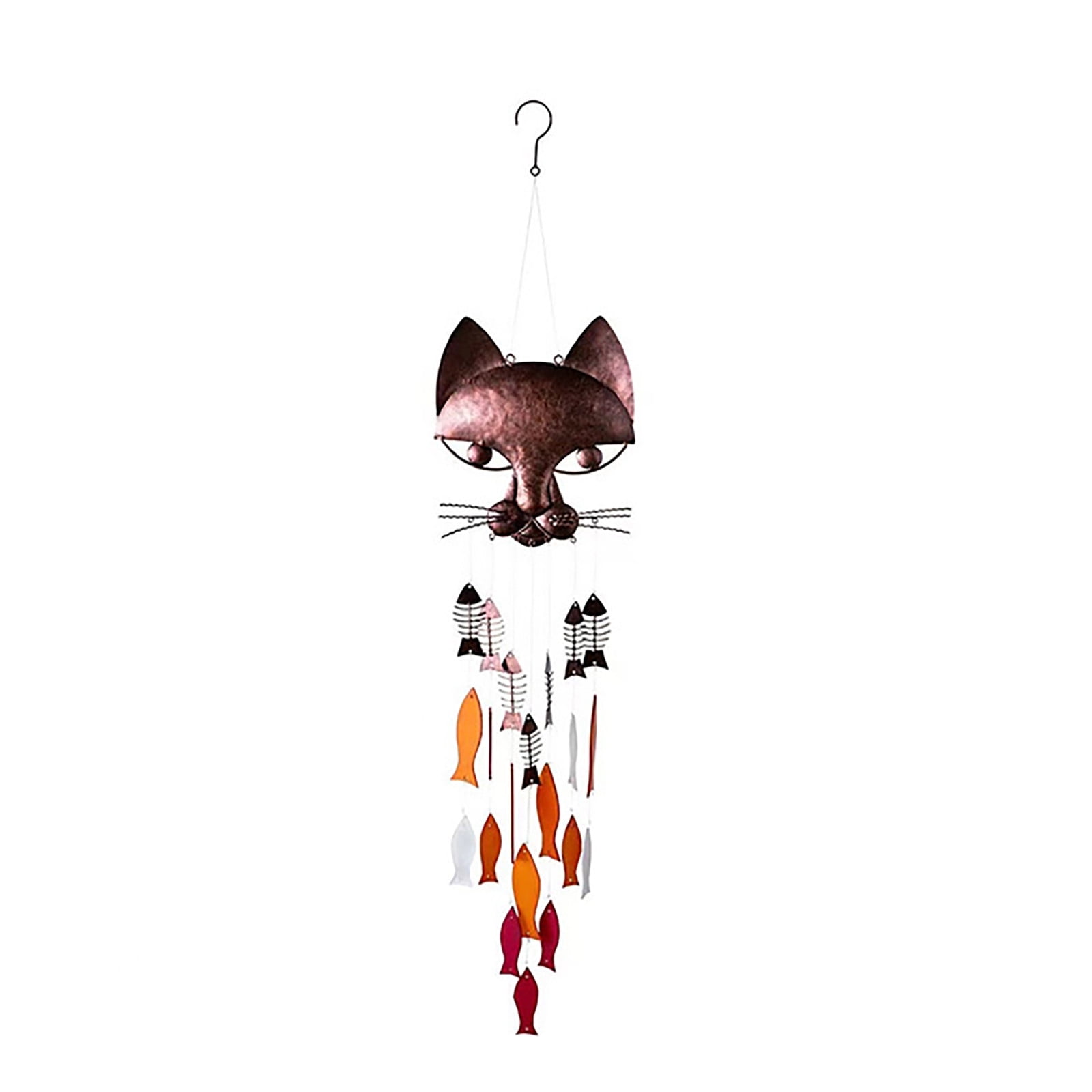 Interesting Metal Cat Fish Wind Chimes Outdoor for Women/Men/Mom ...