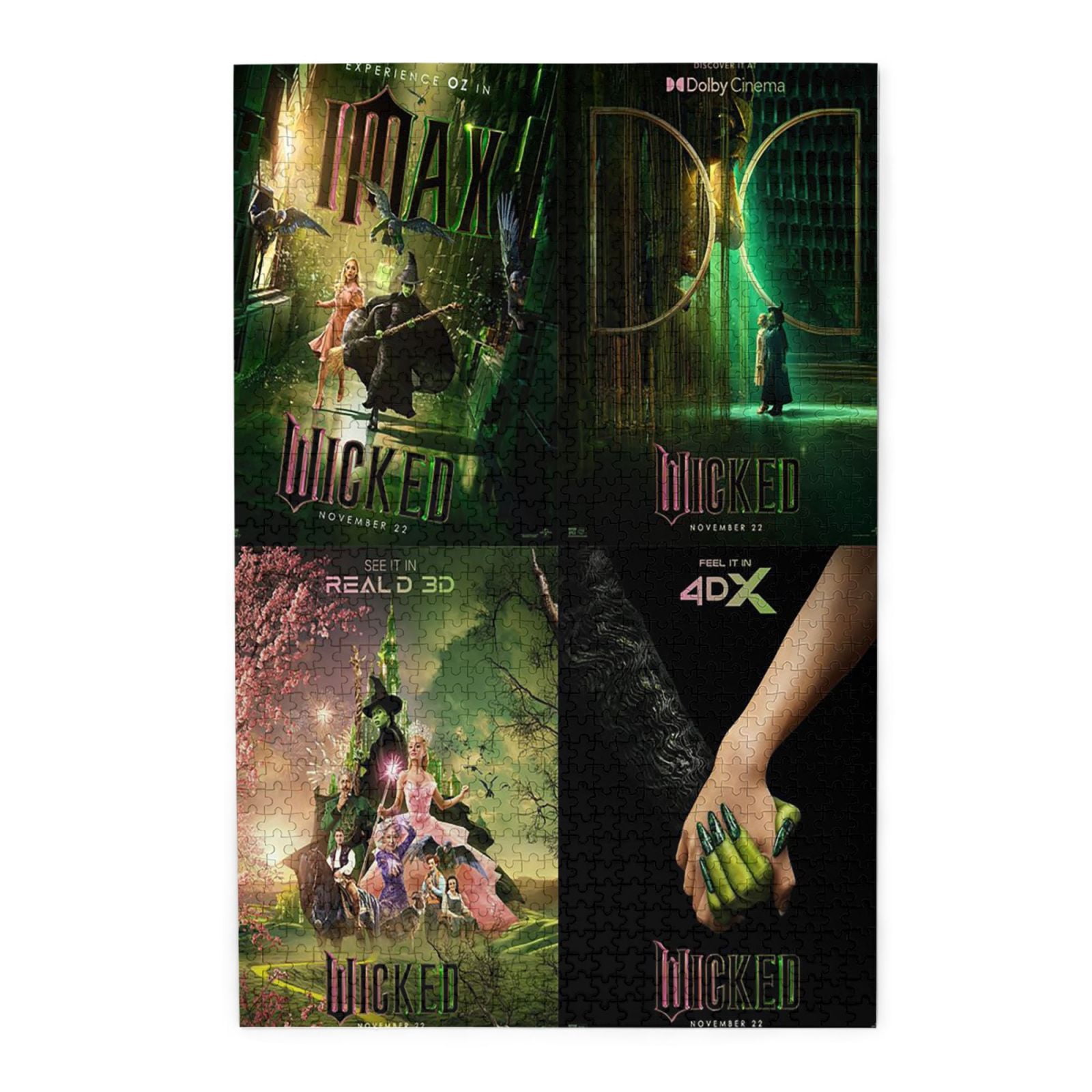 Interesting Puzzle (Box) Movie Musical Wicked Wooden Picture Puzzle ...