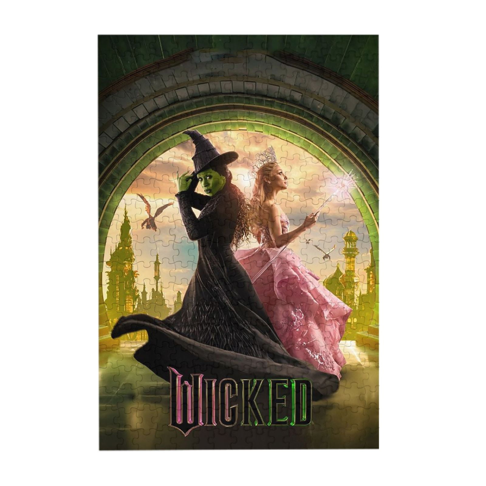 Interesting Puzzle (Box) Movie Musical Wicked Wooden Picture Puzzle 300 ...