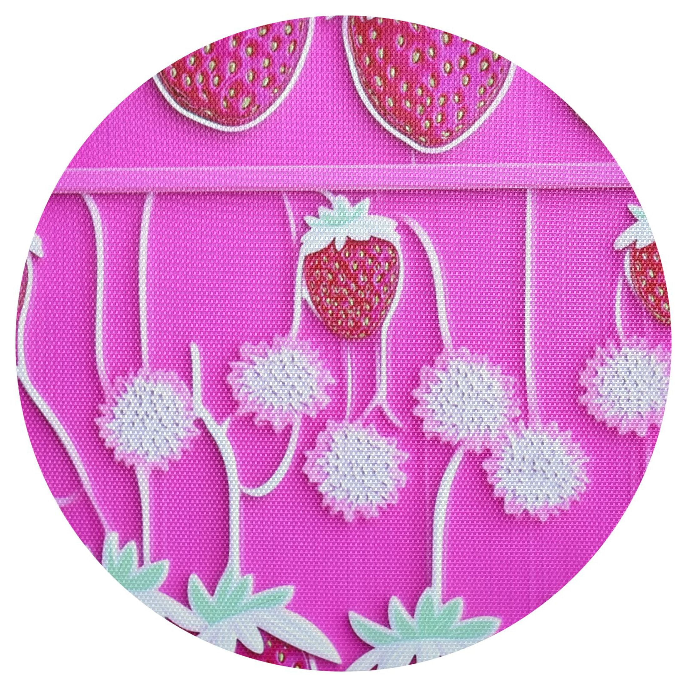 Interesting Strawberry Pattern 4-Piece 15.4in Heat-Proof PVC Plate Mats ...