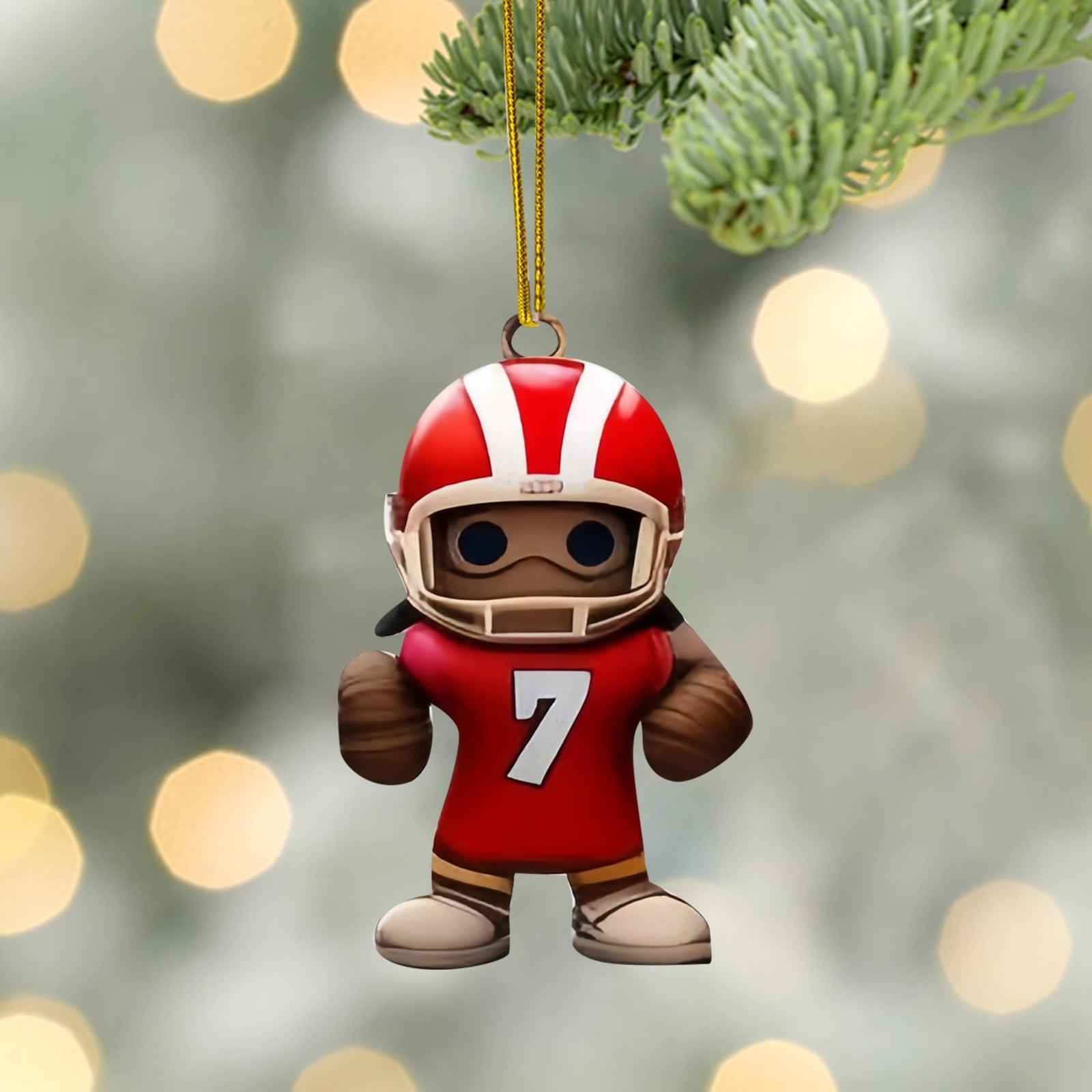 Interesting Super Wrist Style Rugby Player Acrylic Statue Keychain 2D ...