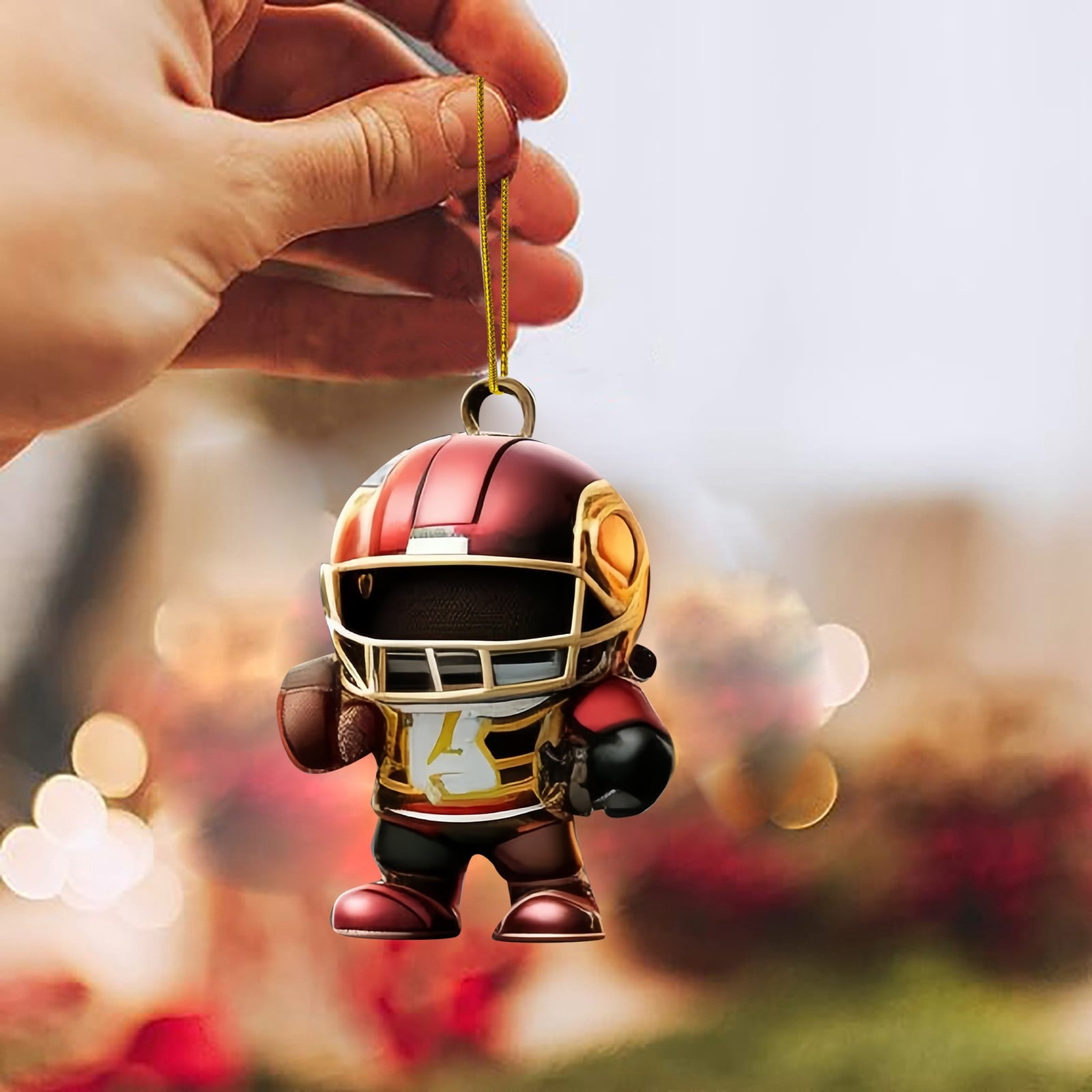 Interesting Super Wrist Style Rugby Player Acrylic Statue Keychain 2D ...