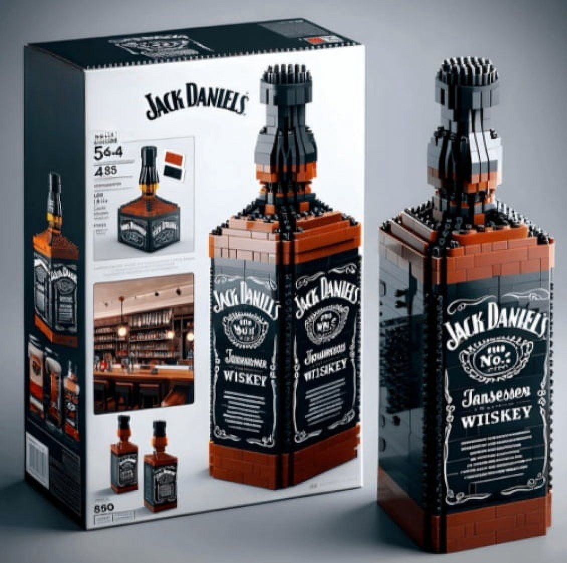 Interesting whiskey bottle building blocks new building blocks gifts ...