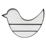 Interestingly Designed Metal Bird Wall Shelf - Walmart.com