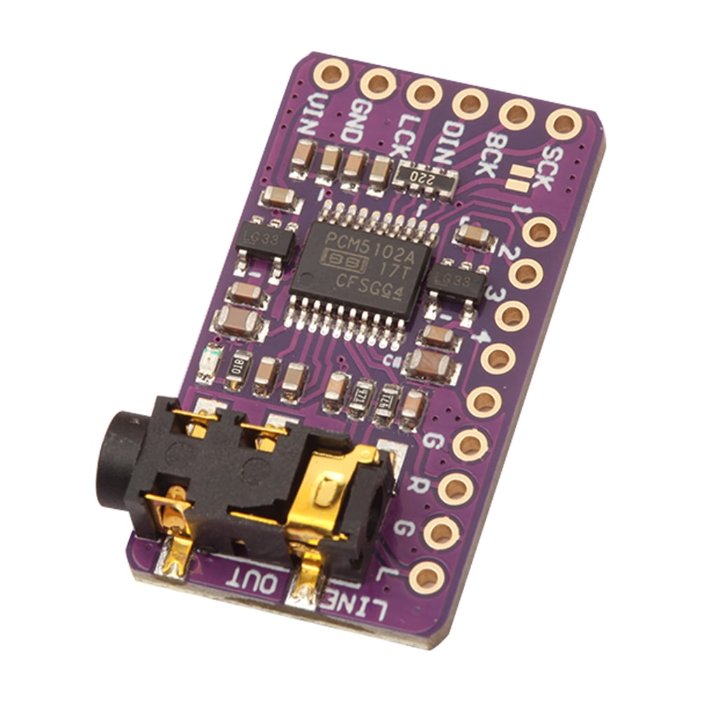 Interface I2S PCM5102A DAC Decoder GY-PCM5102 I2S Player Module PHAT ...