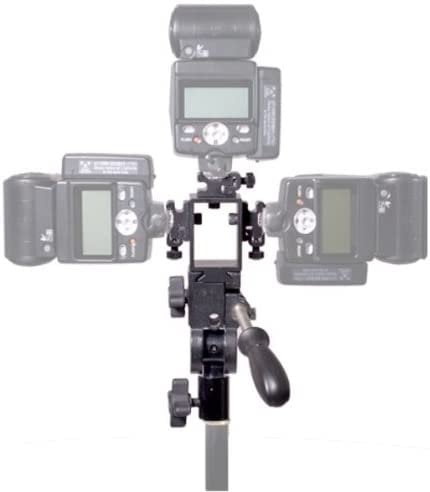 Interfit INT337 Strobies Triple Flash Bracket with Bracket and Handle ...