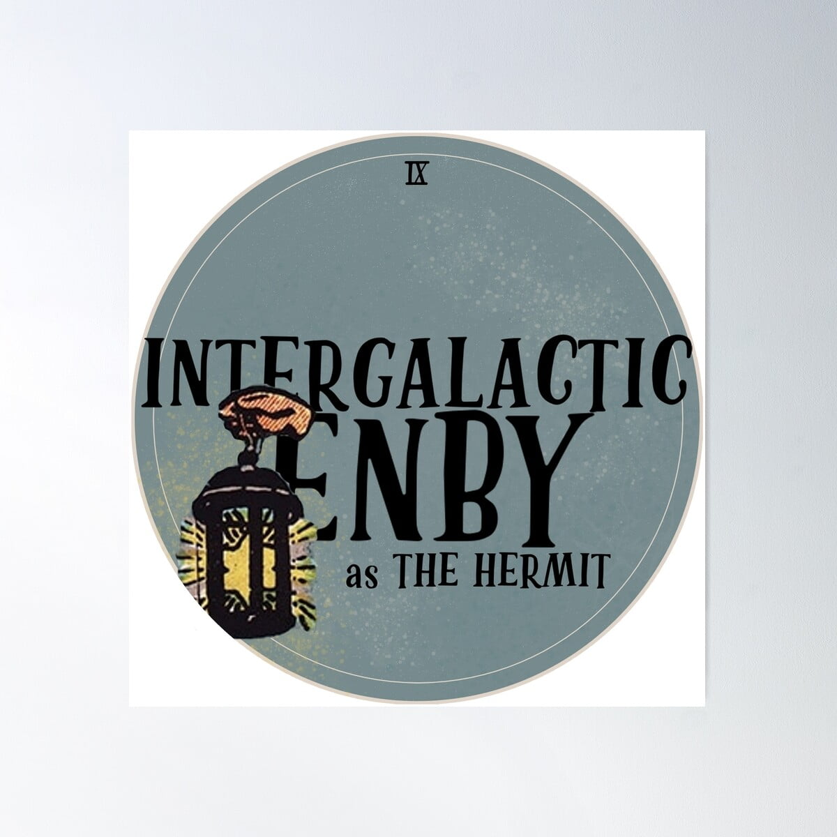 Intergalactic Enby As; The Hermit (Ma Collection) Poster Wall Art ...